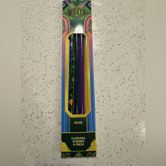 Wicked | Dining | Stanley Wicked Elphaba Straw 4oz 4 Pack Target ...